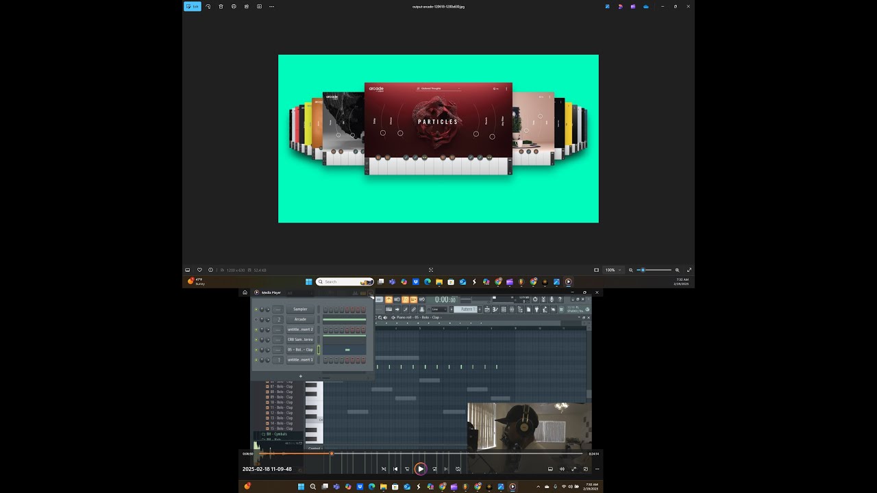 Simple Beat In Fl Studio Using Arcade - YouTube