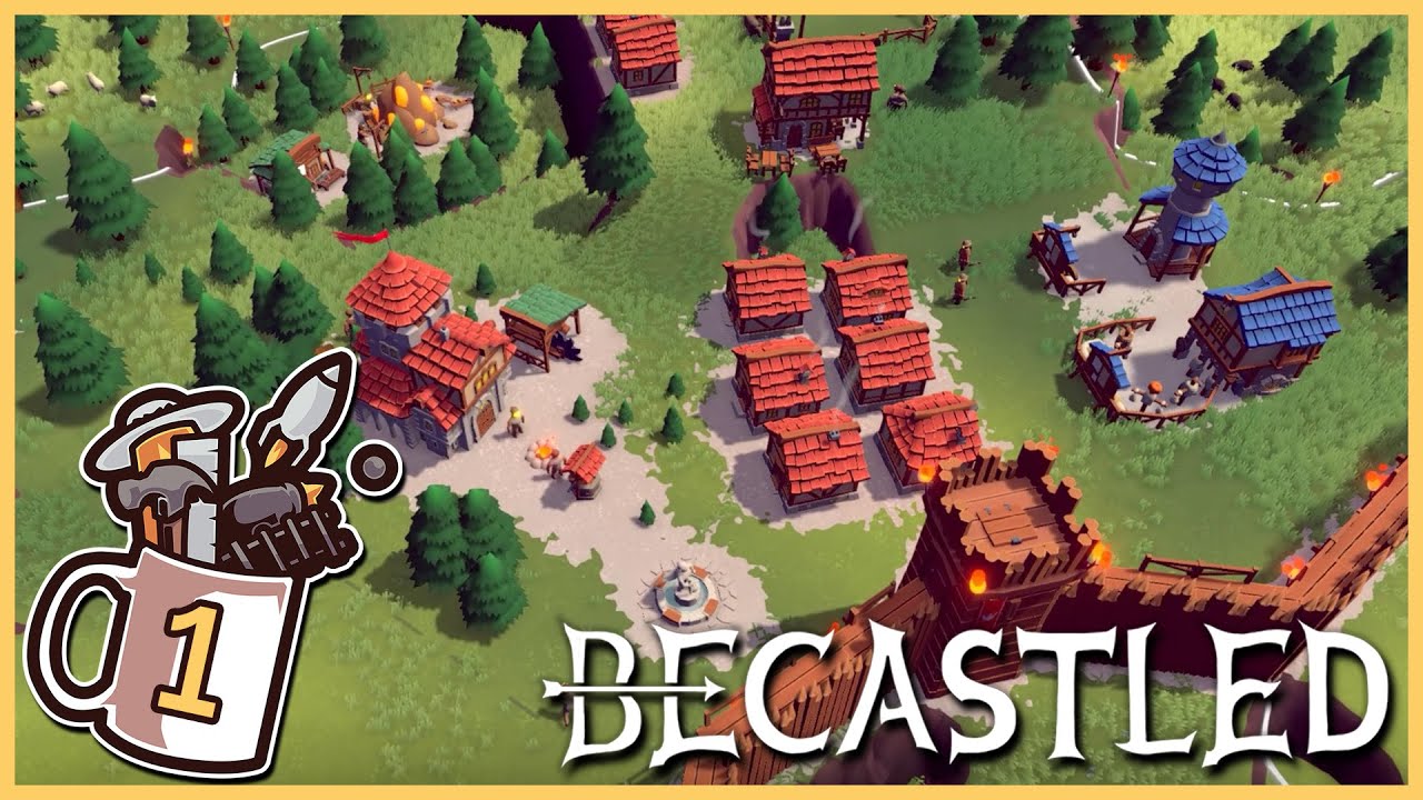 City Building & Tower Defense | Becastled #1 - Let's Play / Gameplay ...