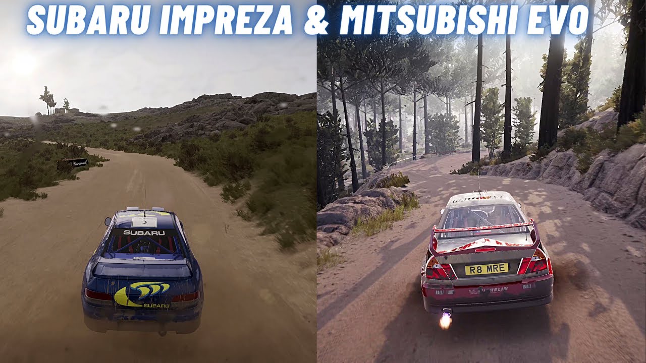 WRC Generations | Subaru Impreza & Mitsubishi Evo Legendary Cars | PS5 ...