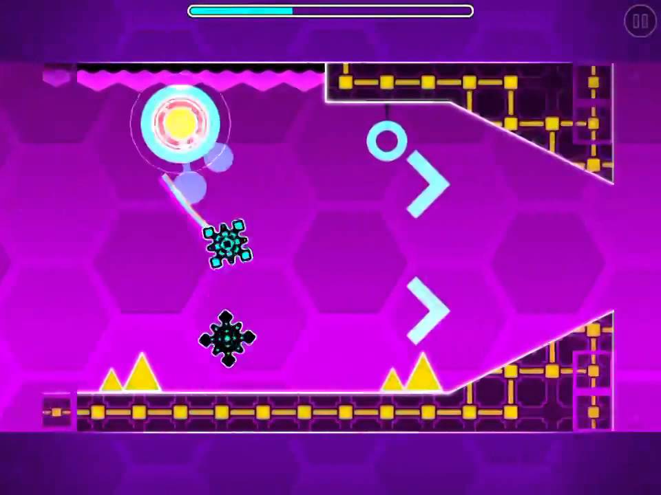 Geometry Dash: Level 16 - Hexagon Force - YouTube