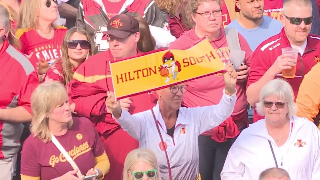 Iowa State fans show up big for Big 12 Tournament - YouTube