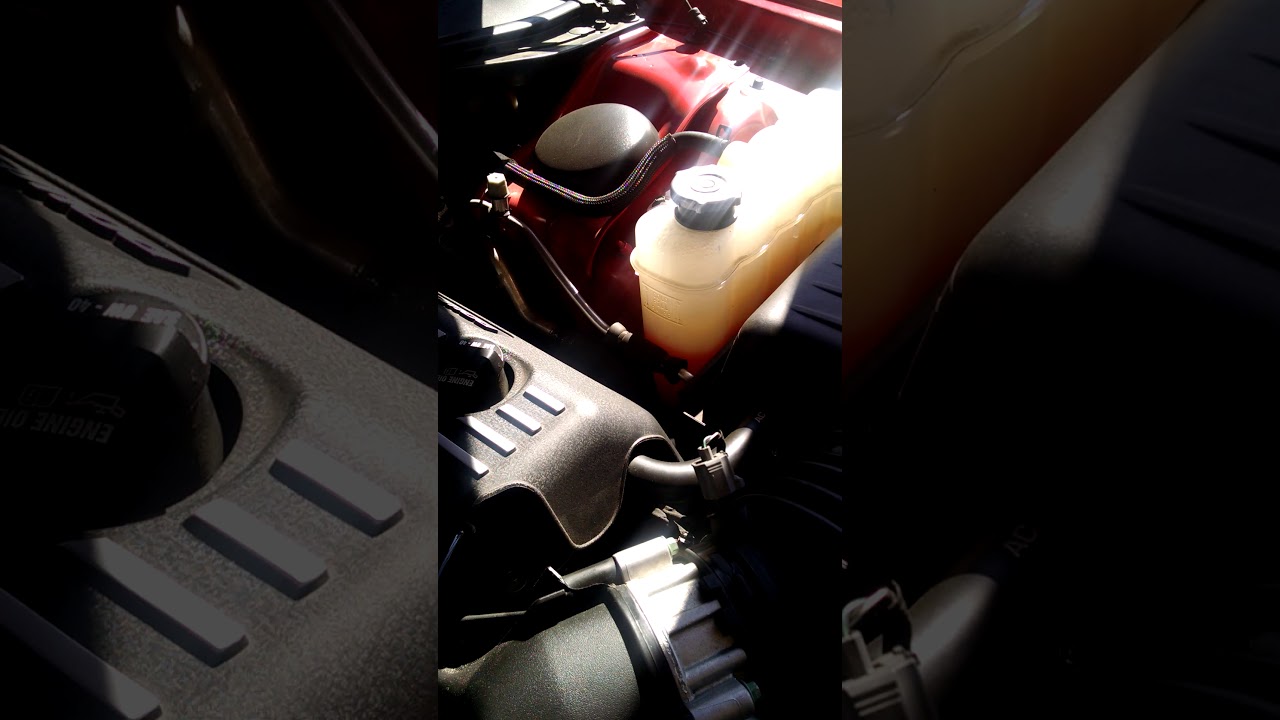 Major Coolant Issue on the scat pack!!! Help by commenting - YouTube