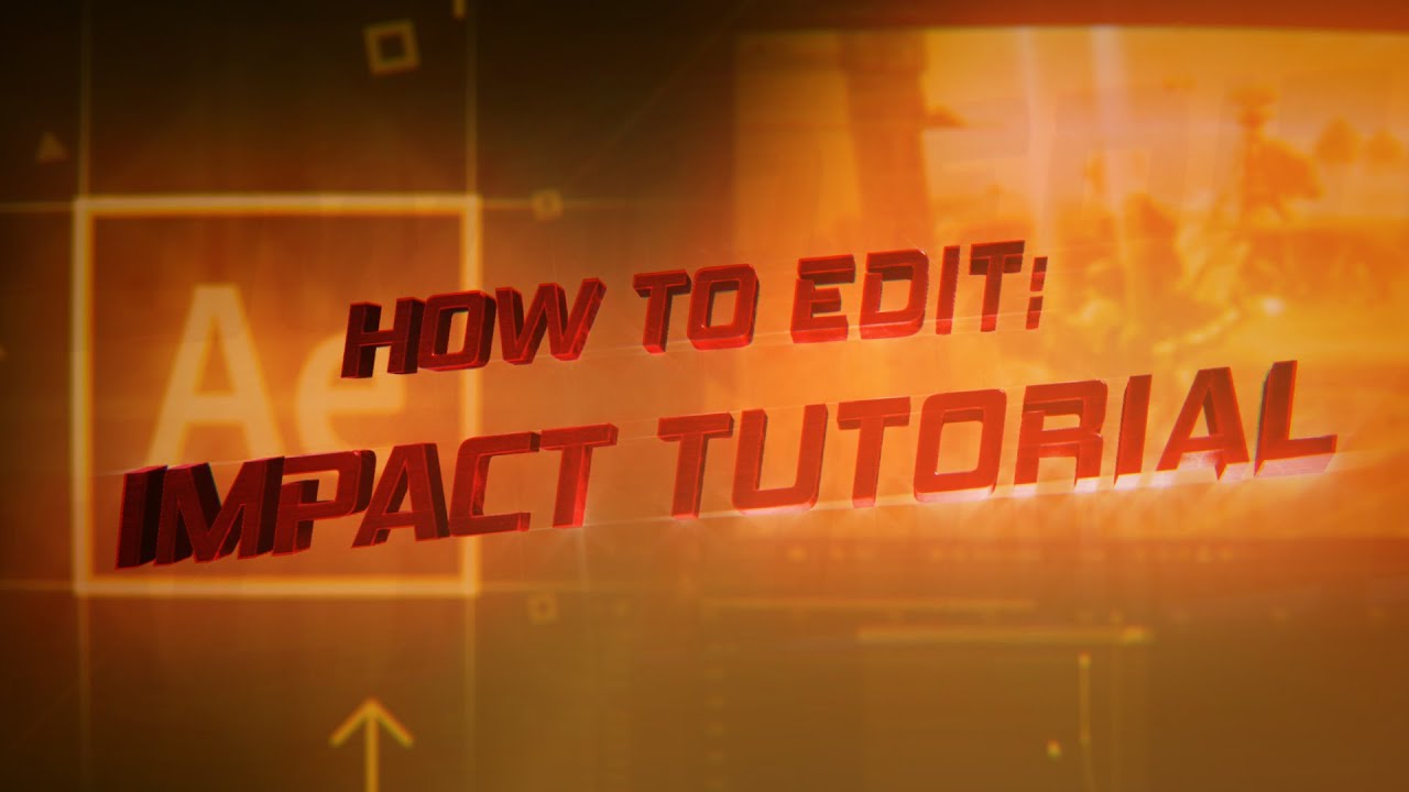 How To Have IMPACT In YOUR FORTNITE MONTAGE (After Effects Tutorial ...