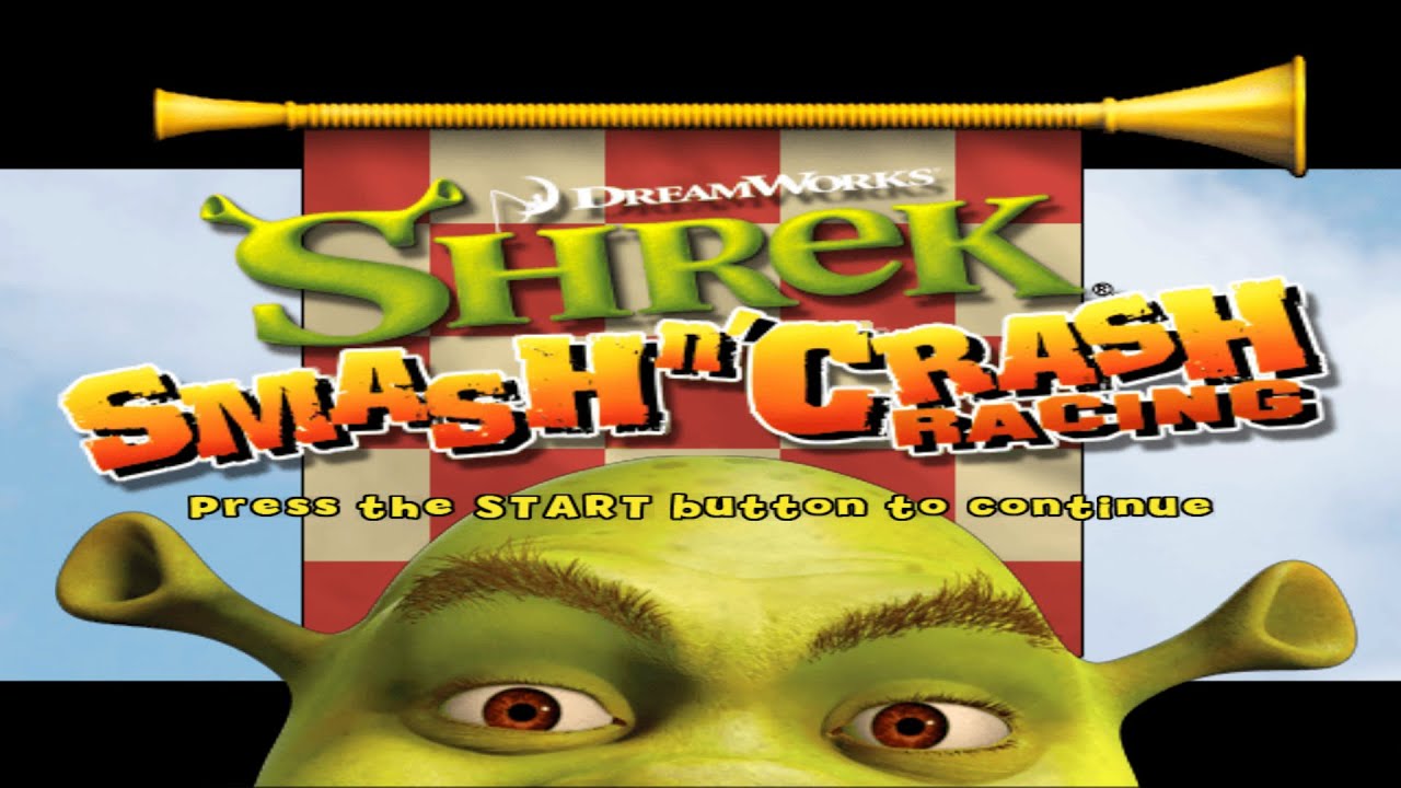 Shrek Smash n' Crash Racing PS2 Playthrough - Beasts Racing - YouTube