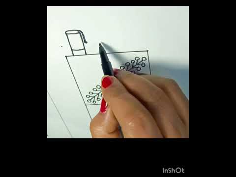 Easy drawing with letter -E - YouTube
