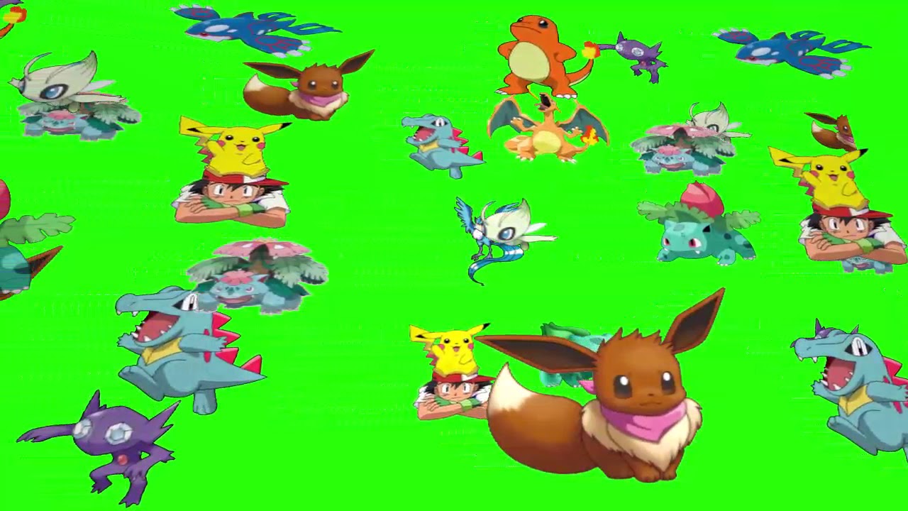 Green Screen Clips - PokeIcons 1 - YouTube