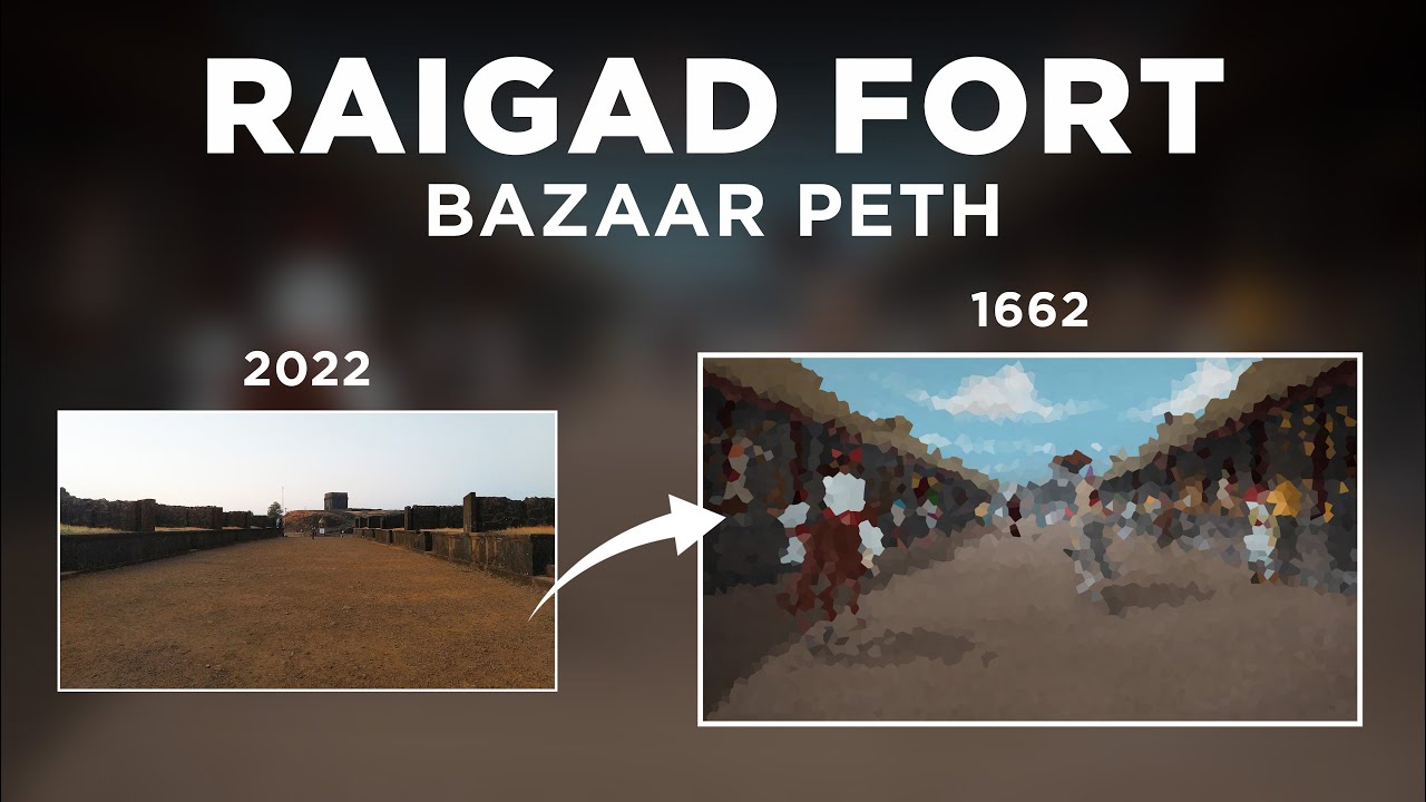 Digital Painting Process_Raigad Fort_Bazaar Peth - YouTube