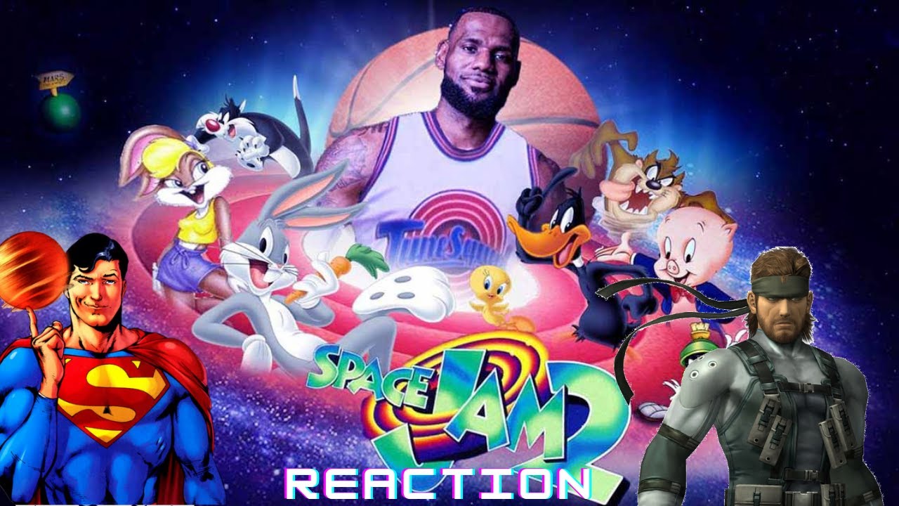 Come on slam to the jam Superman and solid snake react to space Jam 2 ...