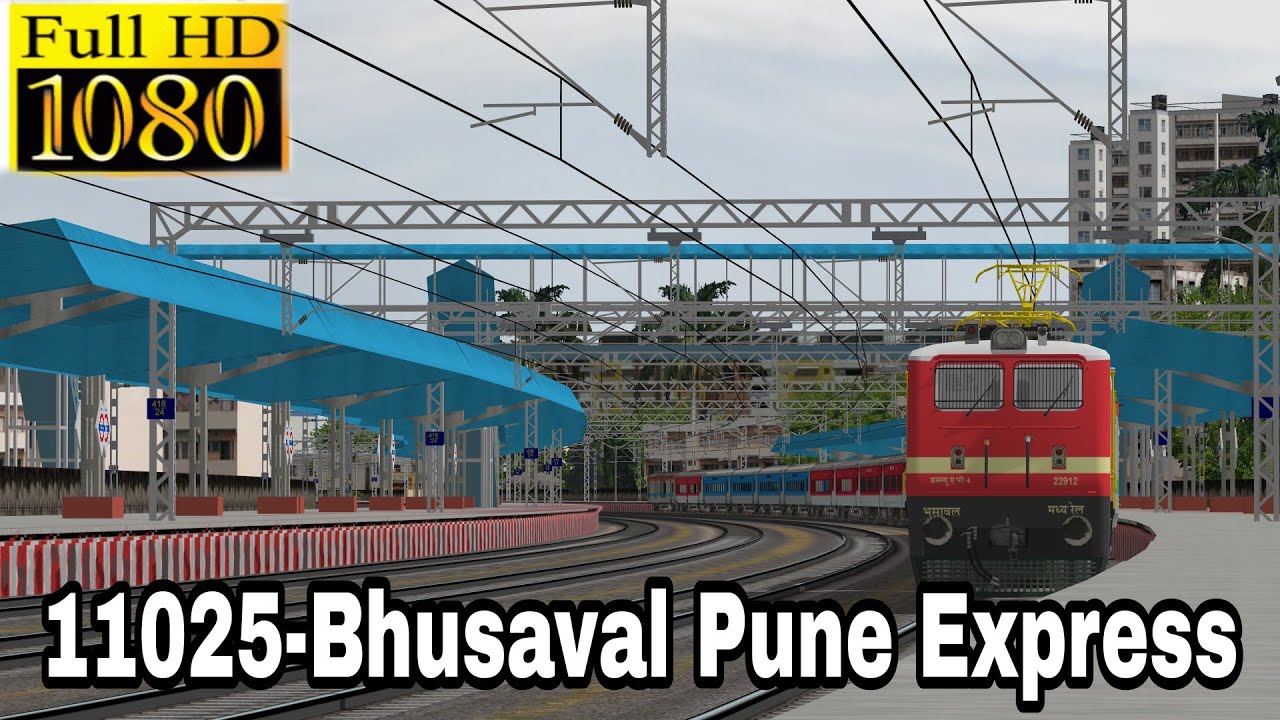 11025 || Part 3 || Bhusaval Pune Express || Royal West Deccan || Train ...