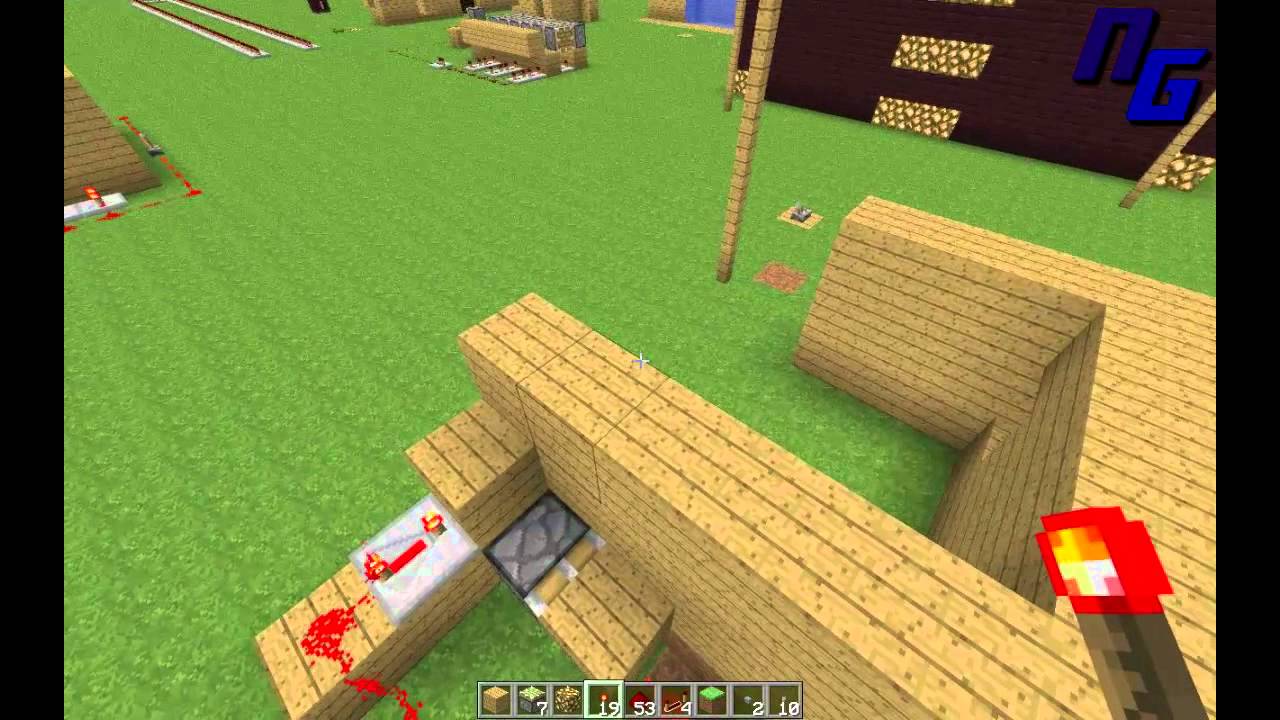 Minecraft Redstone Tutorials - How to Effectively Hide Your Lever/Button (BUD Switch) - YouTube