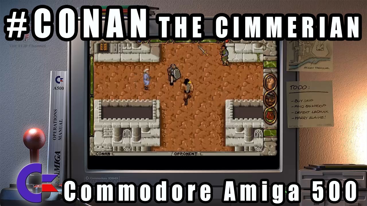 Conan The Cimmerian - Commodore Amiga 500 Gameplay Demo - YouTube
