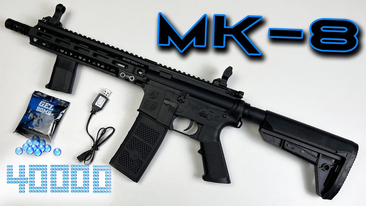Unboxing Most Realistic Mk8 Black color Toy Gun Full Auto Look Like ...