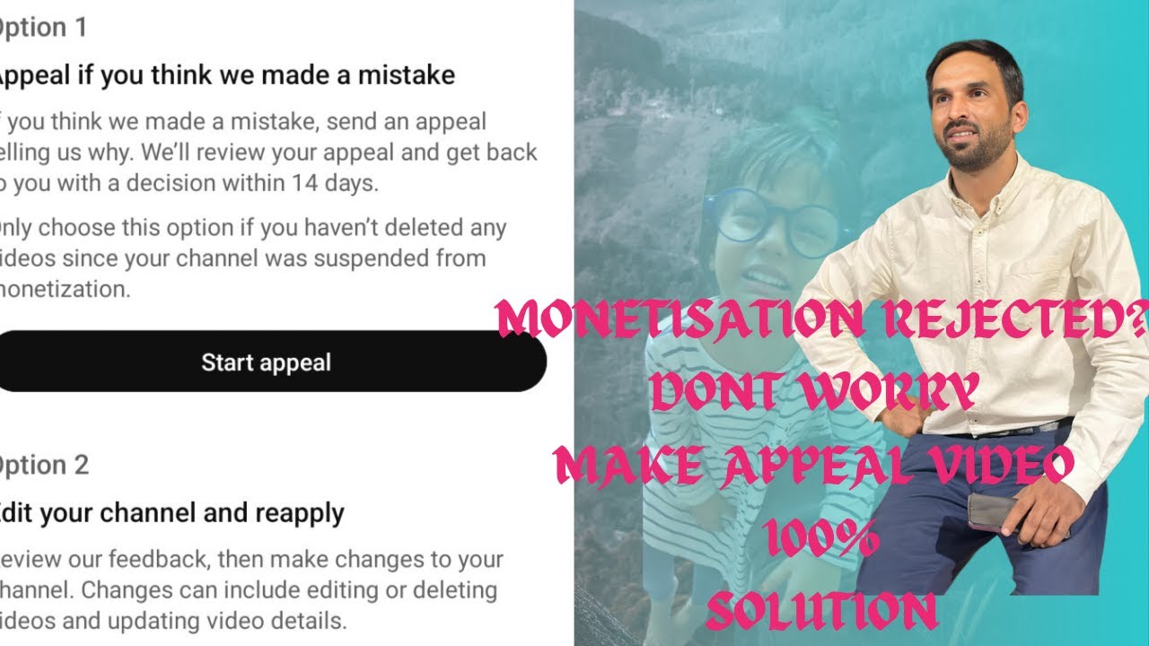 How to make appeal video 3rd step monetization rejected of youtube # ...