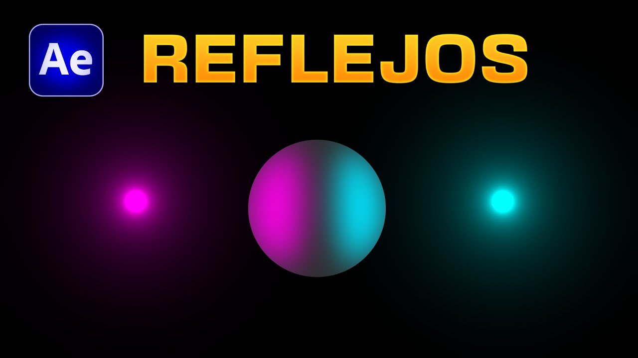 Proyectar LUZ de REFLEJO en Objeto en After Effects - YouTube