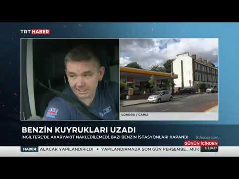 İngiltere'de Nakliye Durdu Marketler Benzinlikler Boşaldı 27.09.2021 TURKEY