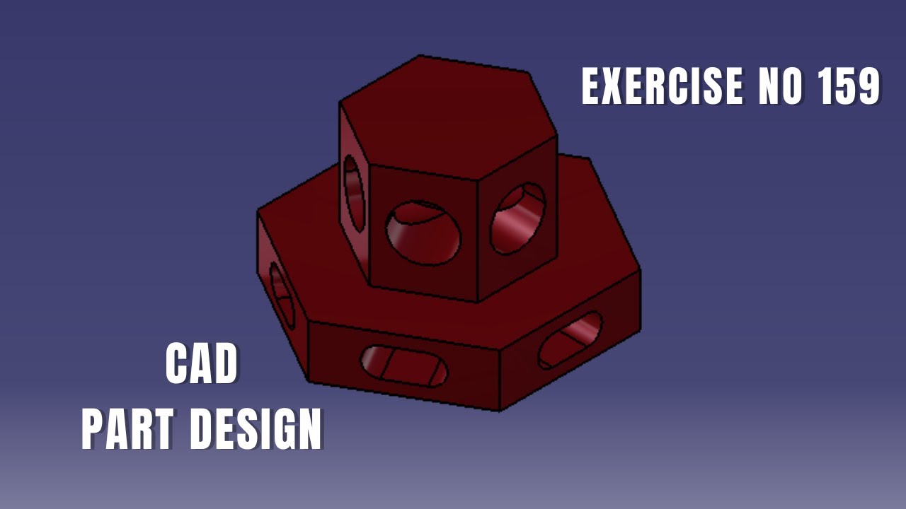 CAD Design Exercise 159 | Catia v5 tutorial exercise I Part Design ...