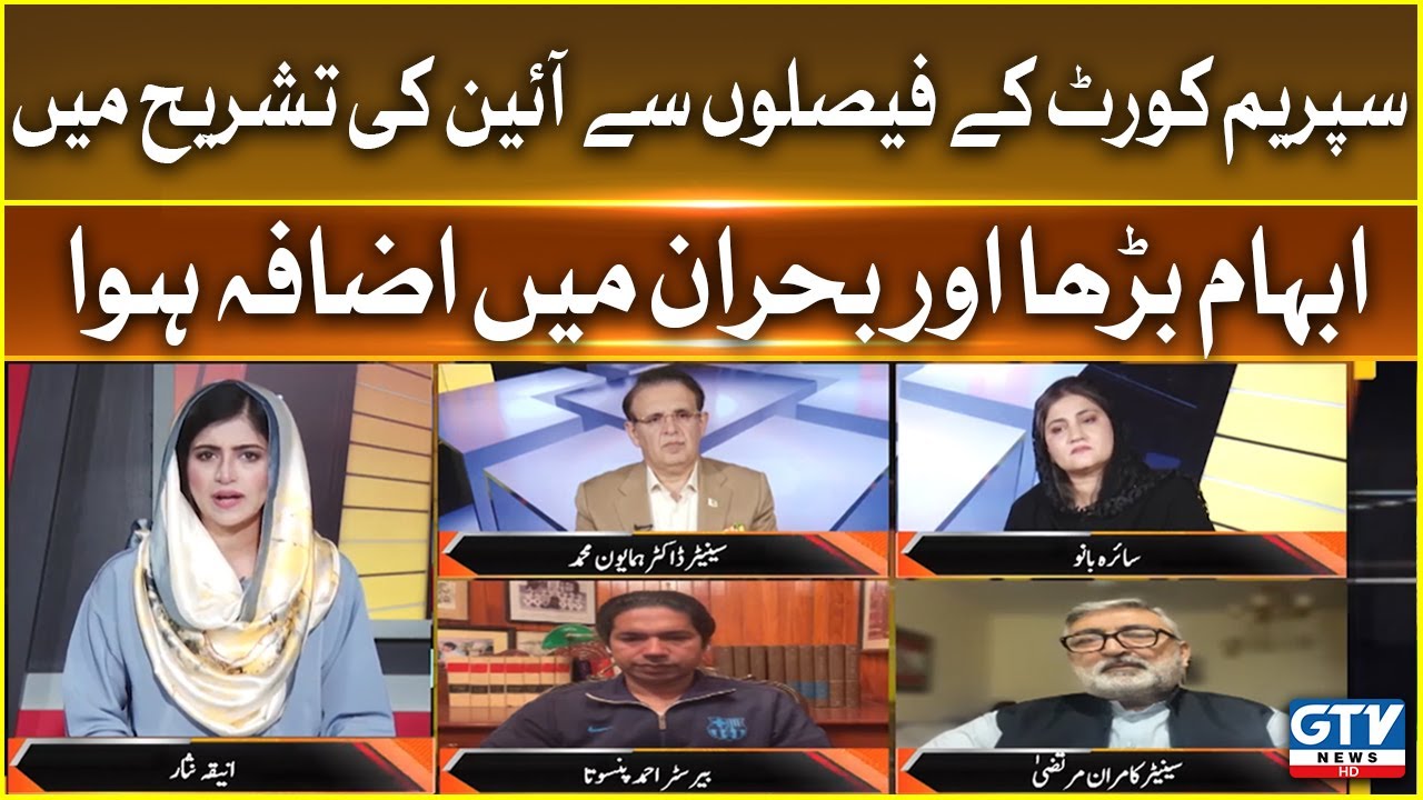 Supreme Court Decision | Senator Kamran Murtaza | News Night with Aniqa ...