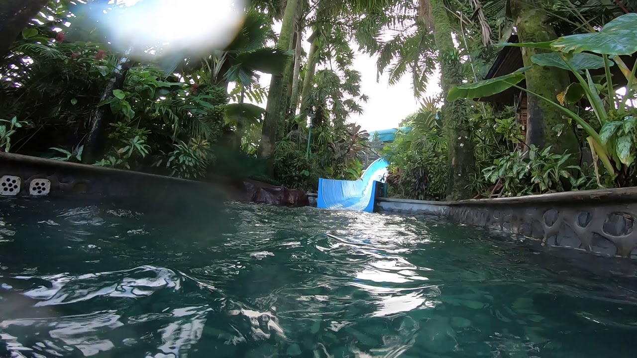 Costa Rica Aguas Termales Baldi Hot Springs Volcan Arenal - YouTube