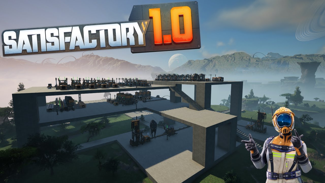 This Motor Factory was a SUCCESS!!! Satisfactory 1.0 Update Lets Play ...