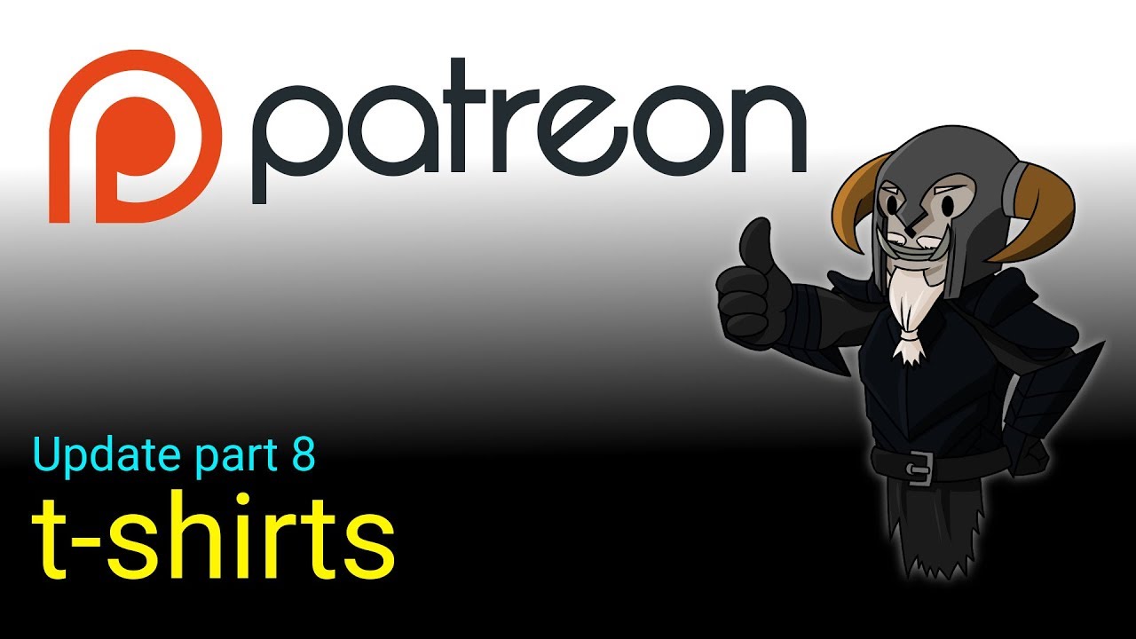 Patreon Summer Update #8 : t-shirts & merchandise - YouTube