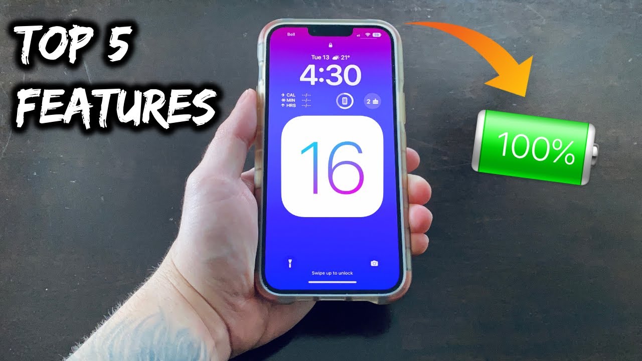 iOS 16 - BEST New Features (Battery Percentage, Customization and MORE ...