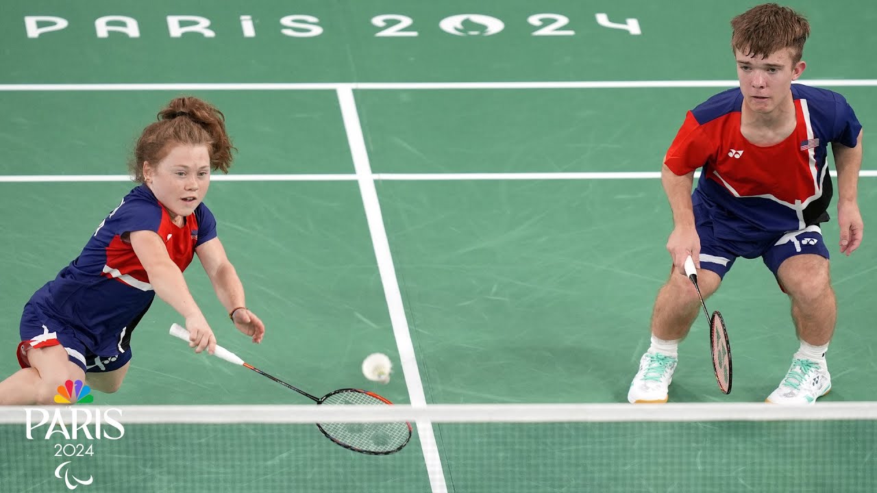 Krajewski and Simon earn historic first badminton medal for USA in gold medal match | NBC Sports ...