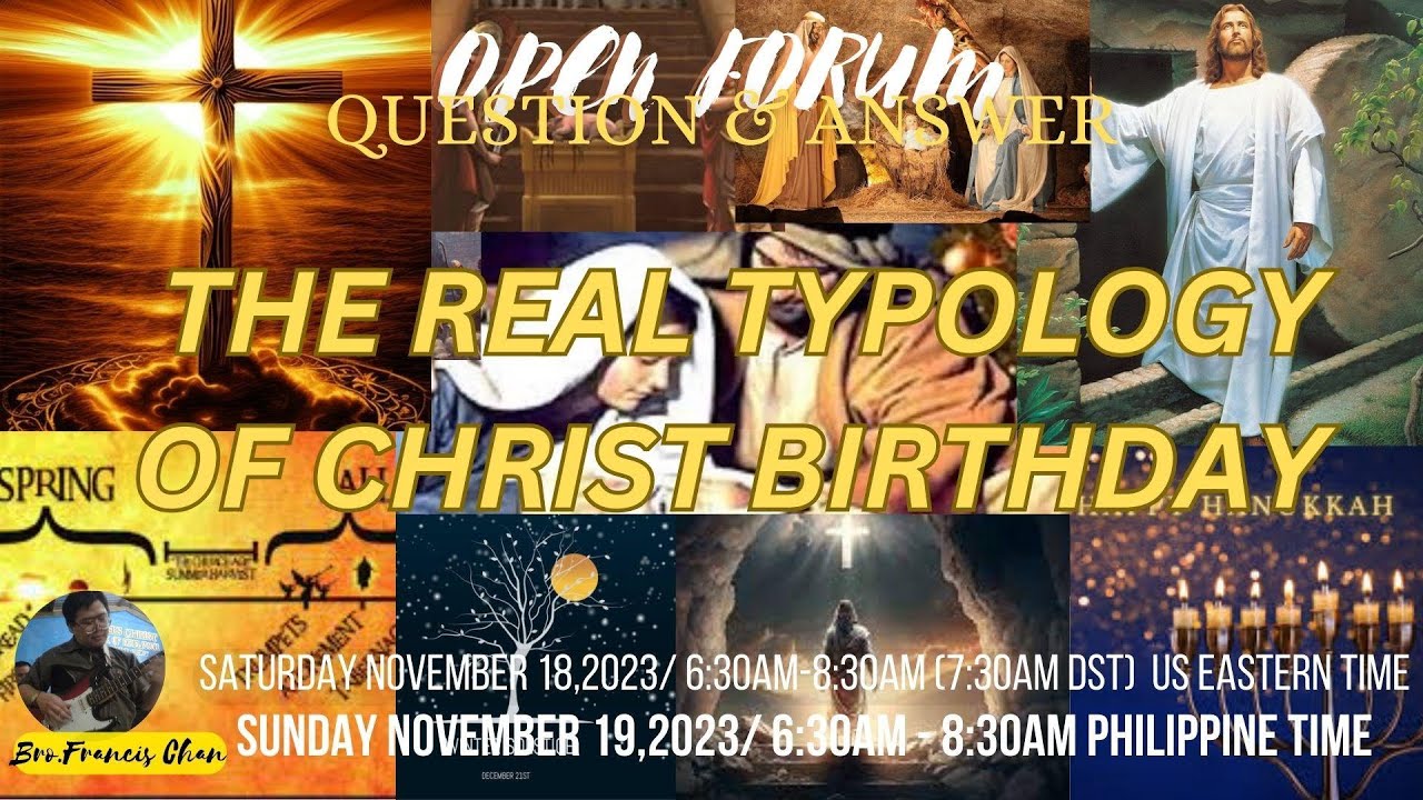 THE REAL TYPOLOGY OF CHRIST BIRTHDAY - YouTube