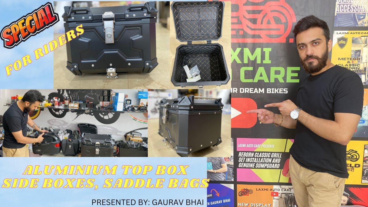 Riders choice | top box | saddle bags |riding essentials #scram411 # ...
