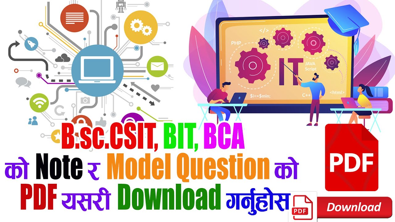 How to download bsc.csit BIT BCA notes syallabus | Bscit,BIT BCA ko ...