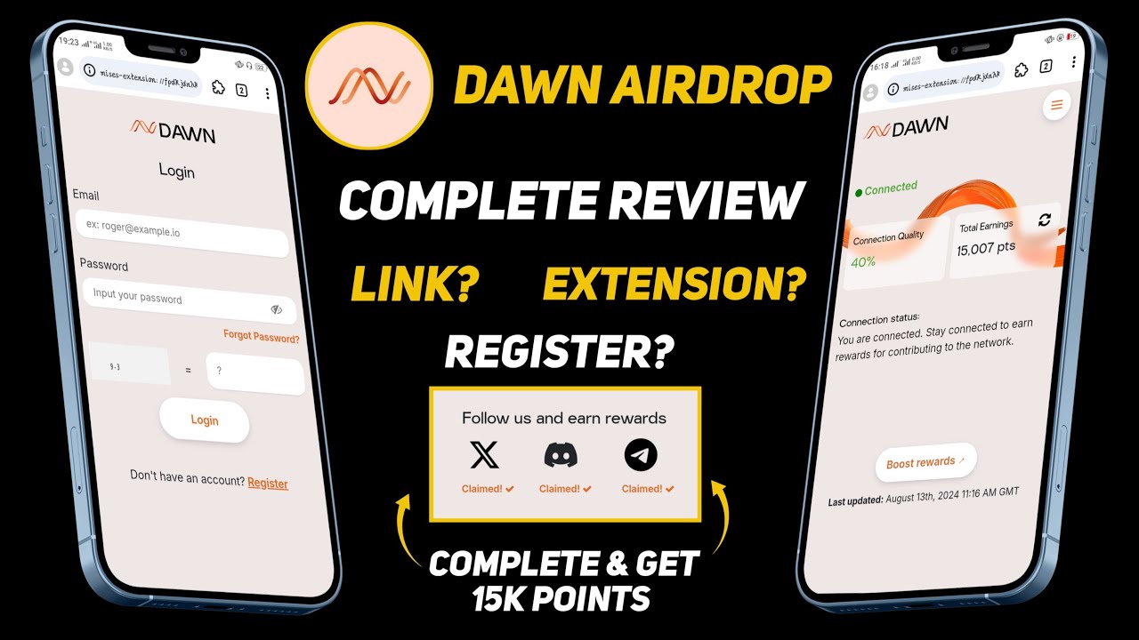 Dawn protocol dawn crypto free airdrop today (full guide) - YouTube
