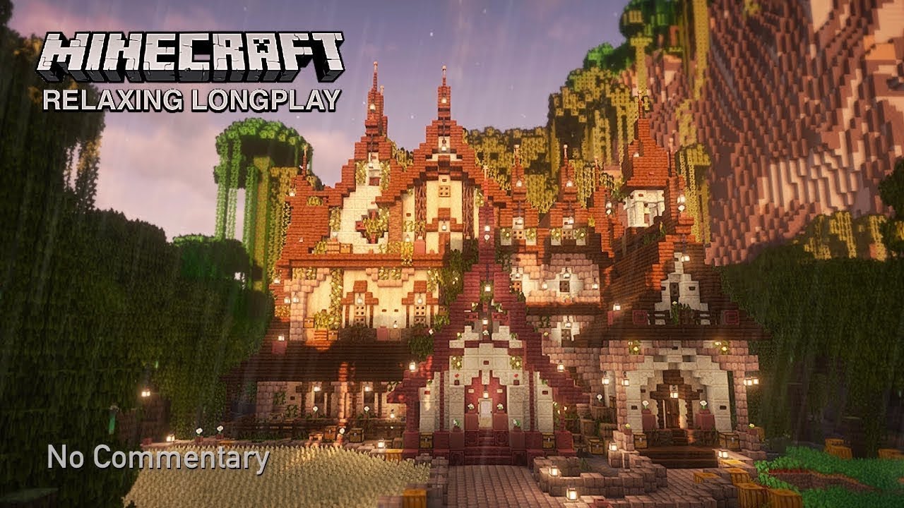 Minecraft Relaxing Longplay | Mangrove Swamp | Cozy Cottage House ...