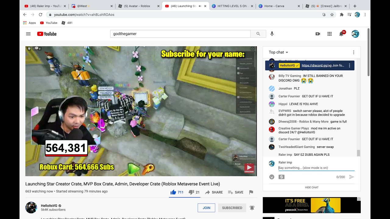 HELLO ITS VG SAYS EZ DUBS ON STREAM FOR THE FIRST TIME *NOT CLICK BAIT ...