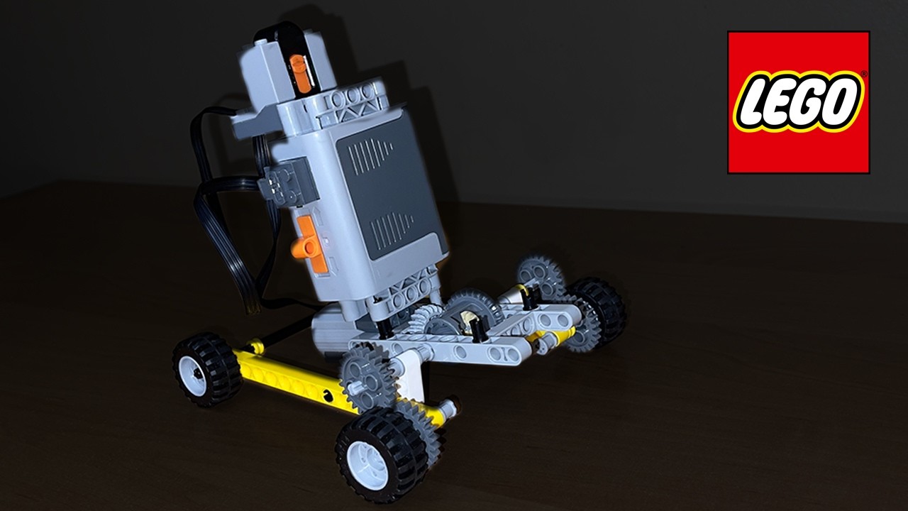 Building LEGO Car Cross Narrow Bridges - YouTube