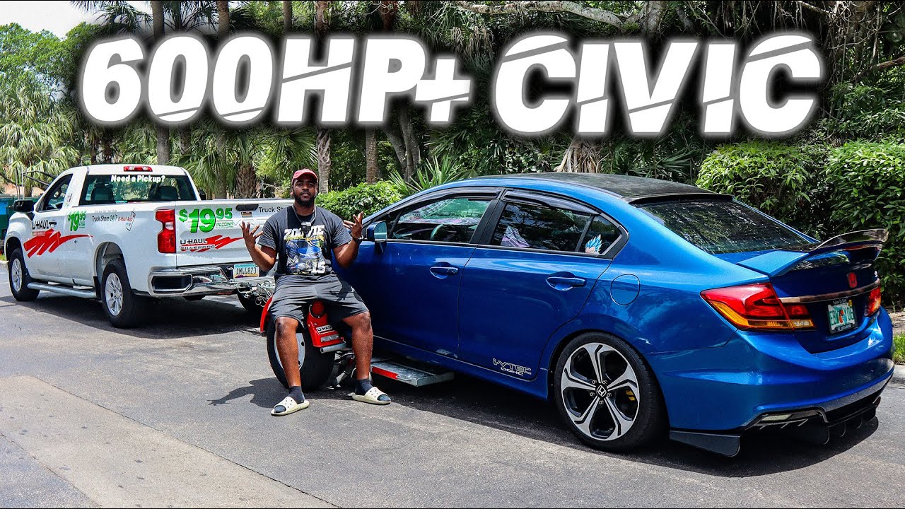 THE REBIRTH OF MY BIG TURBO HONDA CIVIC 600+ HP BUILT MOTOR - YouTube