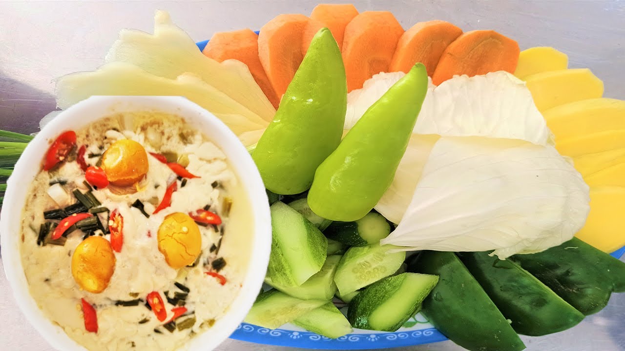 Steamed Prahok with salty eggs, easy cook and really delicious, - YouTube