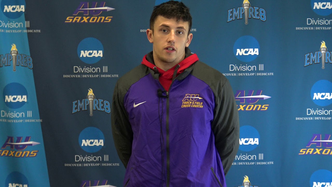 Alfred University Men's Track & Field - Tyler Jansen - YouTube