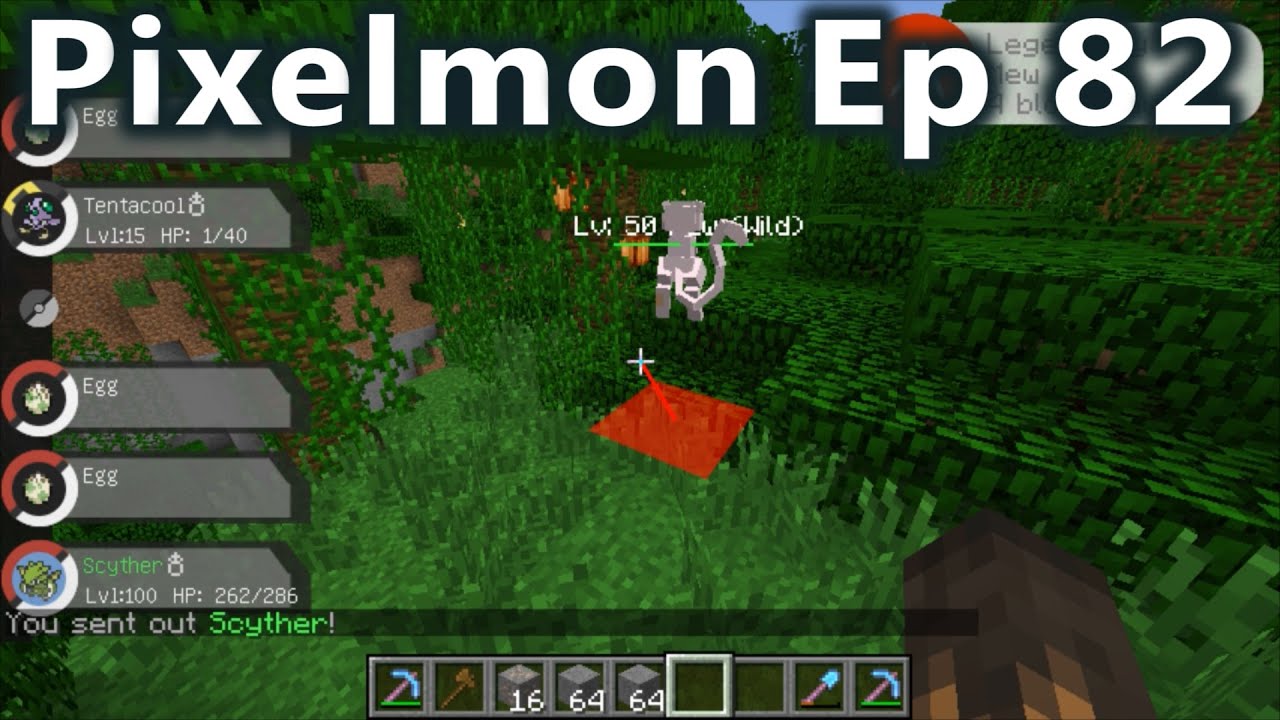 Minecraft - Pixelmon Ep. 82 - Breeding and Caught Legendary Mew! - YouTube