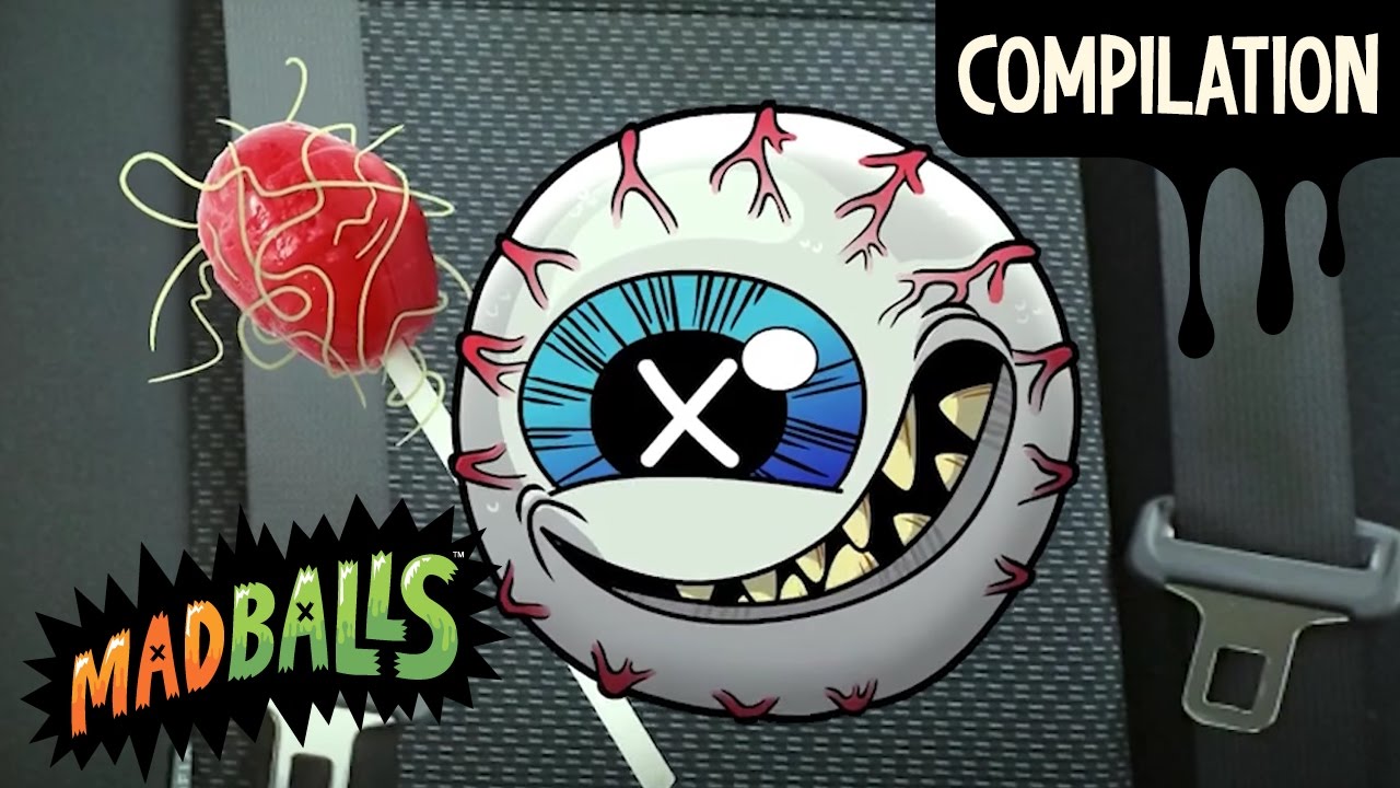MADBALLS Cartoons ⚫ COMPILATION: Episodes 4+5+6 ⚫ Spinning Your Wheels ...