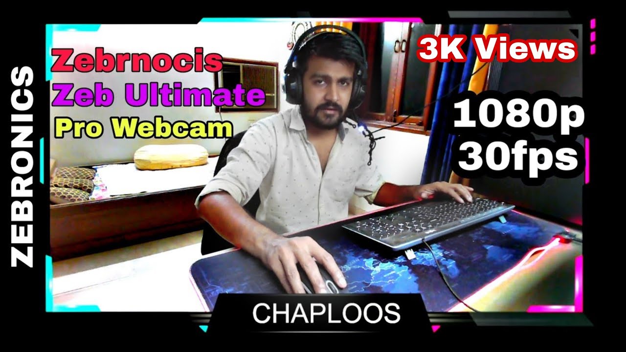 Zebronics Zeb Ultimate Pro webcam | Zebronics webcam 1080 30 fps ...