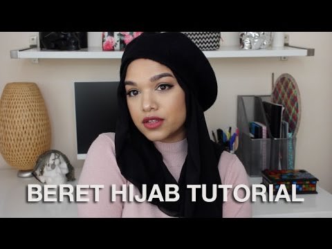 Beret Hijab Tutorial - YouTube