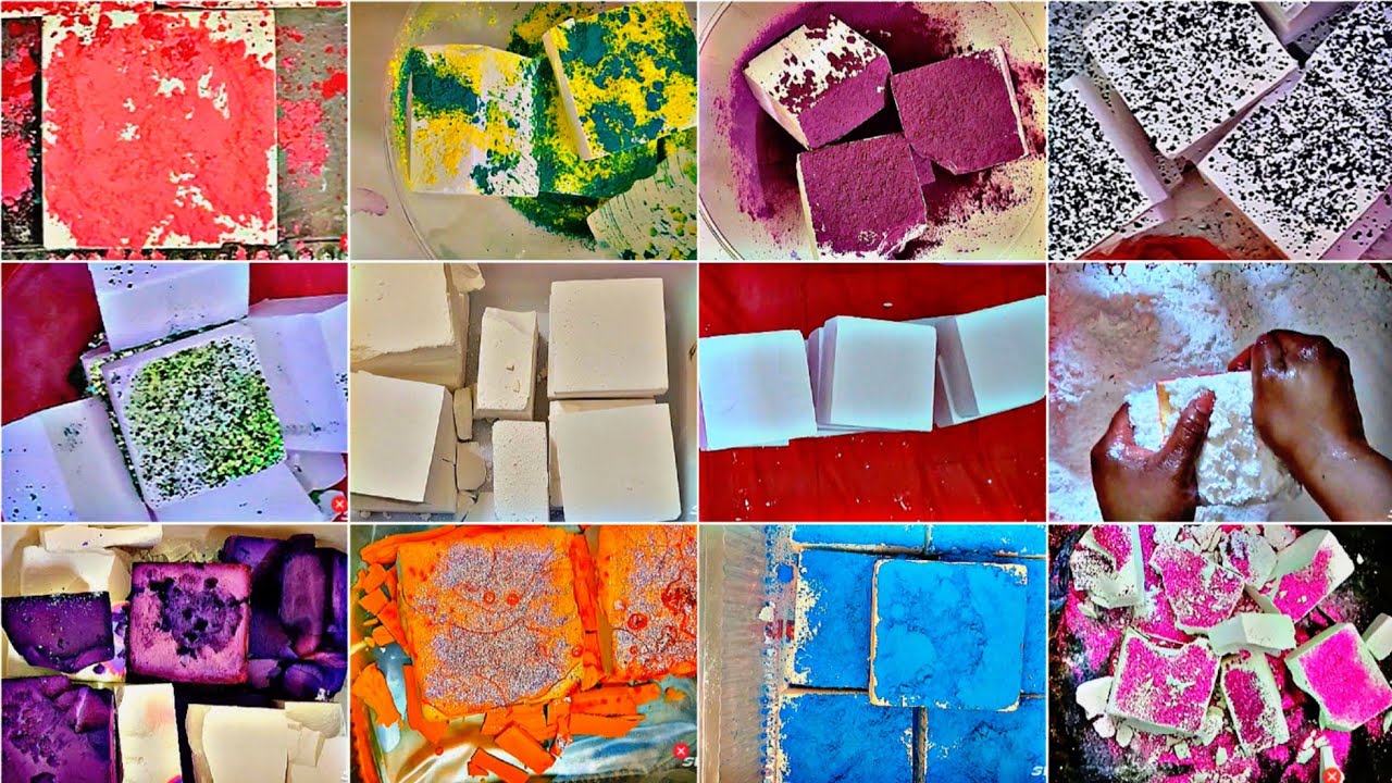 Full block crushes | @Sassycrunchycoolasmr | holi powder topped | fresh ...