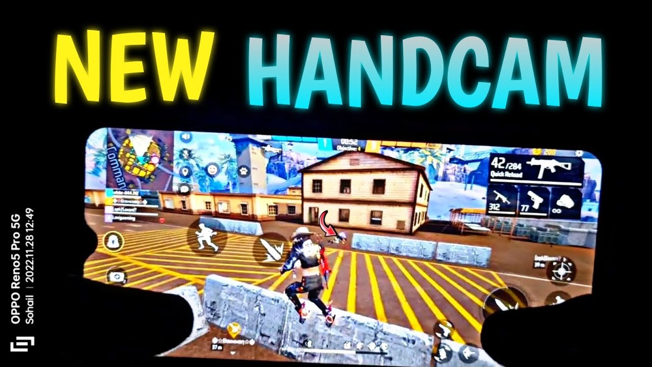 Samsung A23 HANDCAM GAMEPLAY AWM CHALLENGE one tap headshot #pyaregamer ...