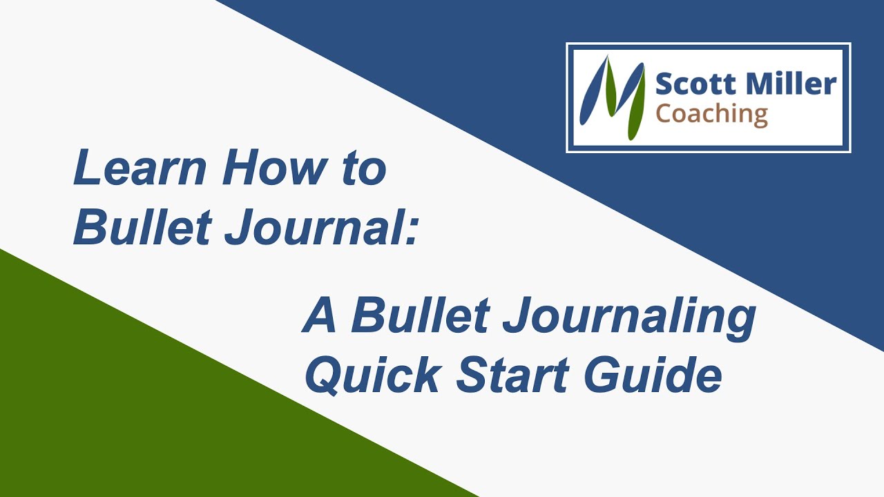 Learn How to Bullet Journal: A Bullet Journaling Quick Start Guide ...