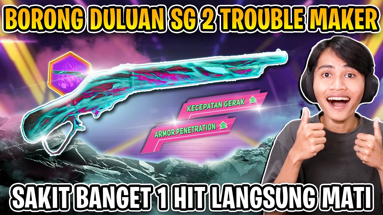 INI DIA SKIN SG 2 TERBARU TROUBLE MAKER !! GUA BORONG DULUAN SEBELUM ...