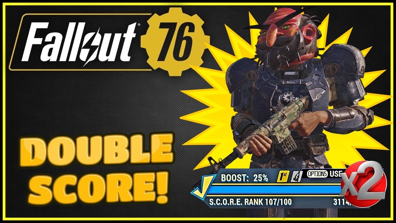 Double Score Weekend! - Fallout 76 - YouTube