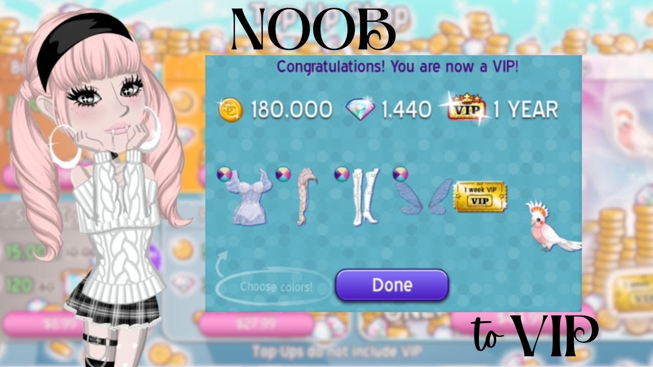 NOOB TO VIP (ONE YEAR!!) ♥ - YouTube