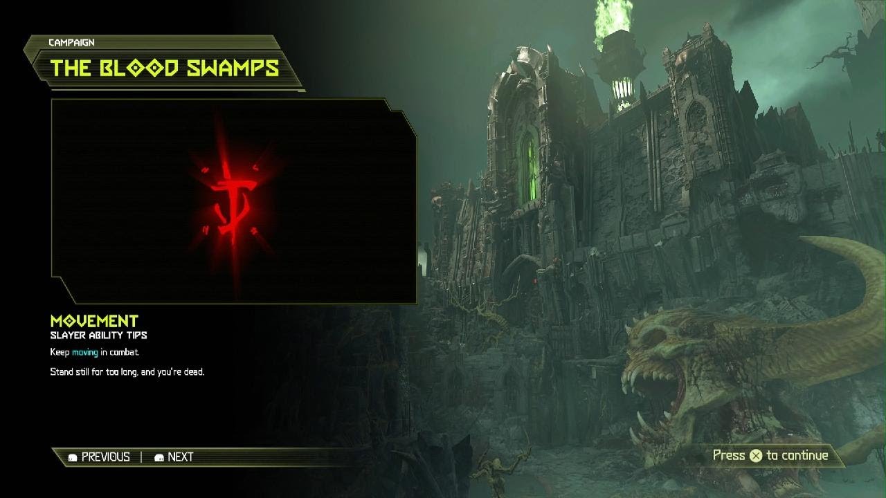 DOOM eternal 1st soul sphere trial Nightmare difficulty - YouTube