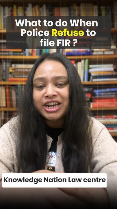 "What to Do When Police Refuse to File FIR? Legal Hacks You Must Know!"#legaleducation # ...