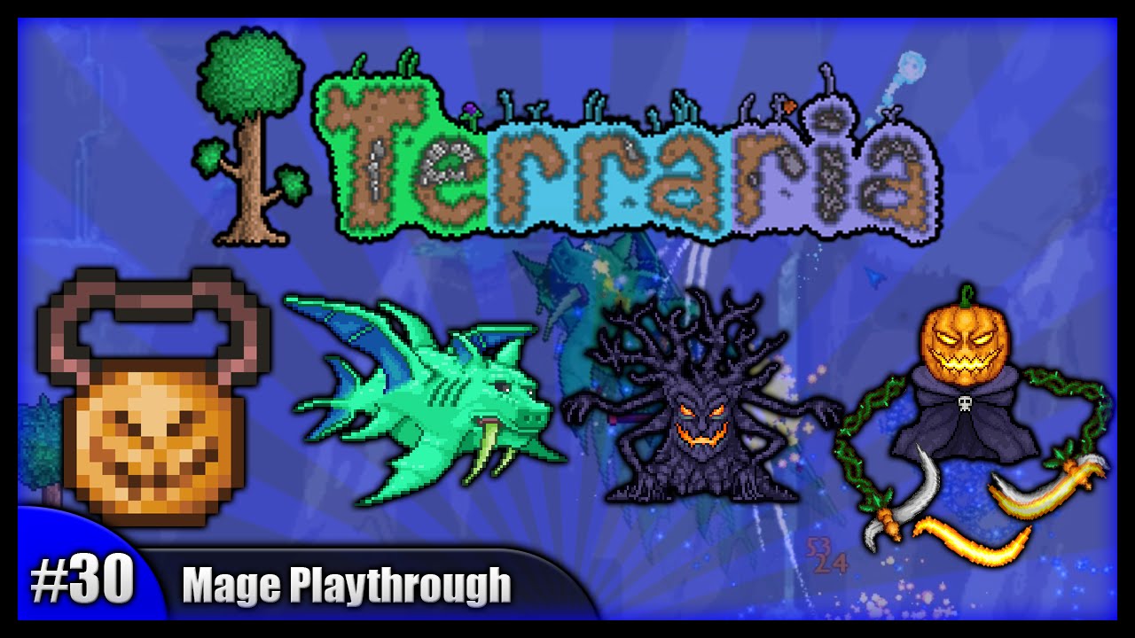 Let's Play Terraria 1.2.4 || Mage Class Playthrough || Fishy Business ...