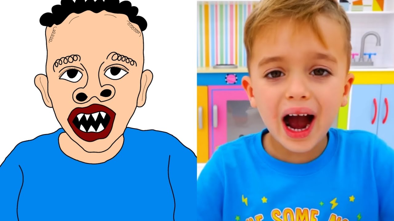 Vlad and Niki Funny Stories with Toys Drawing Meme for kids Vlad and ...